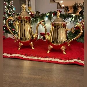 Dining | Gold Plated Tea Set | Poshmark